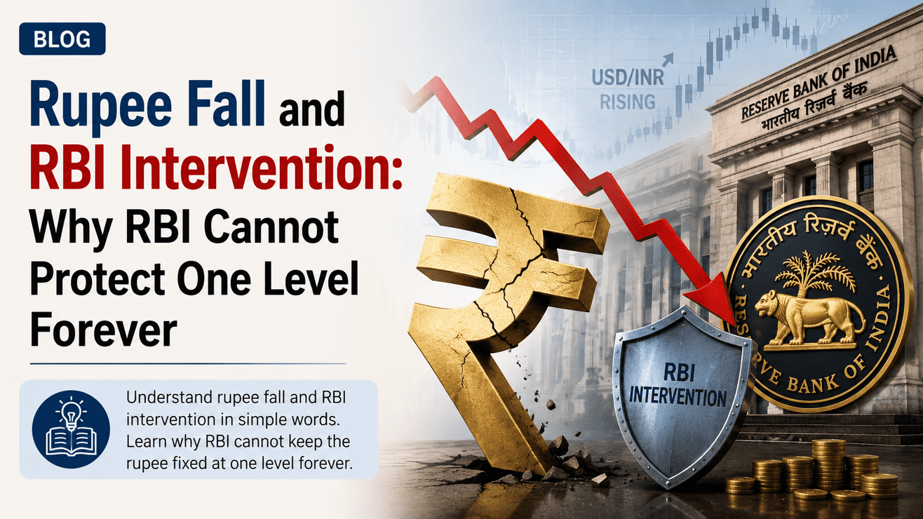 Indian rupee fall and RBI Intervention: Why RBI Cannot Protect Indian ...